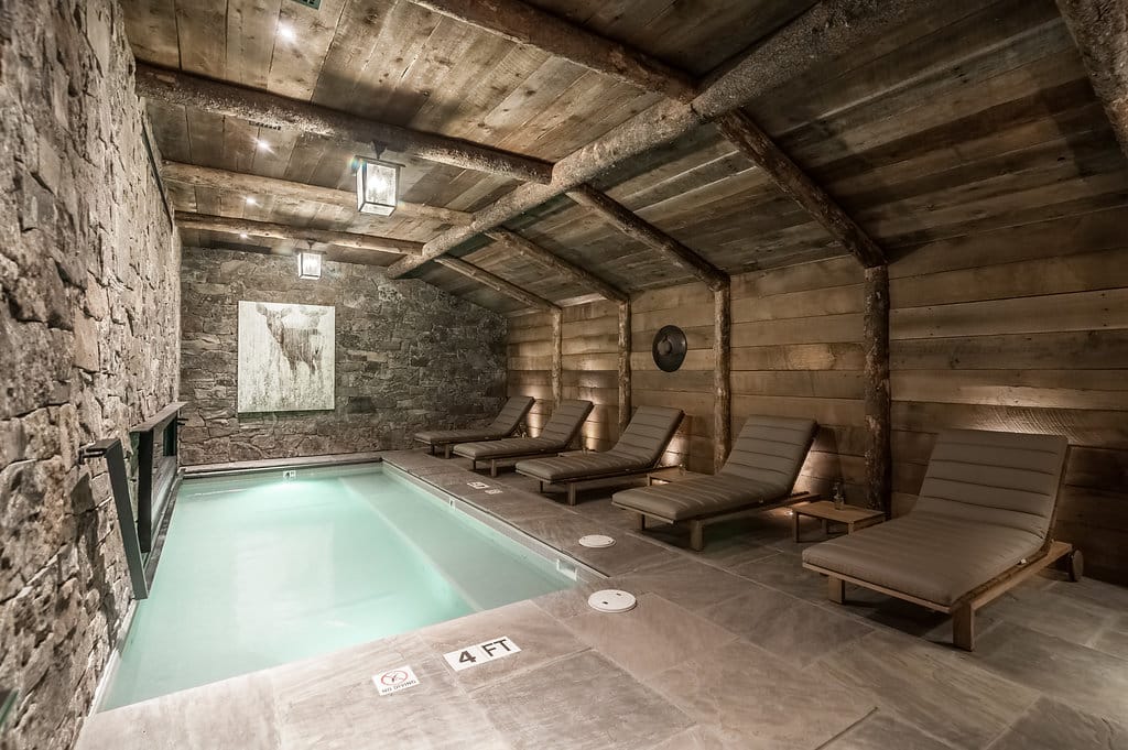 Indoor Grotto Pool at The Wellness Center - Mountain Sky Guest Ranch